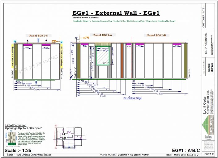 Construction Blueprints - LC Eco Homes